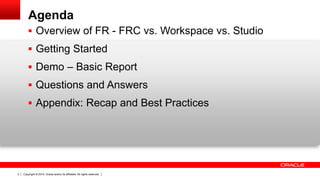 Oracle Fusion Financial Report Centre Reporting Beginner course | PPTX