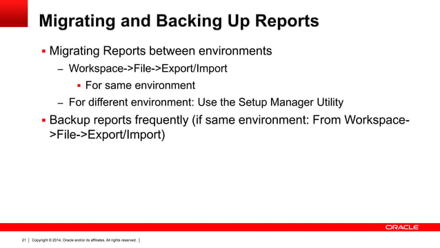 Oracle Fusion Financial Report Centre Reporting Beginner course | PPT