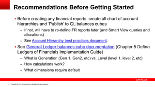 Oracle Fusion Financial Report Centre Reporting Beginner course | PPTX