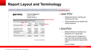 Oracle Fusion Financial Report Centre Reporting Beginner course | PPTX