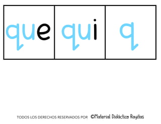 FRE Fichas de la silabas para practicara | PDF