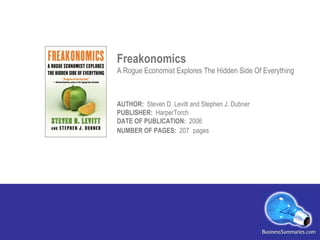 Freakonomics | PPT