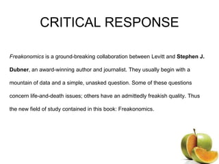 Freakonomics | PPTX