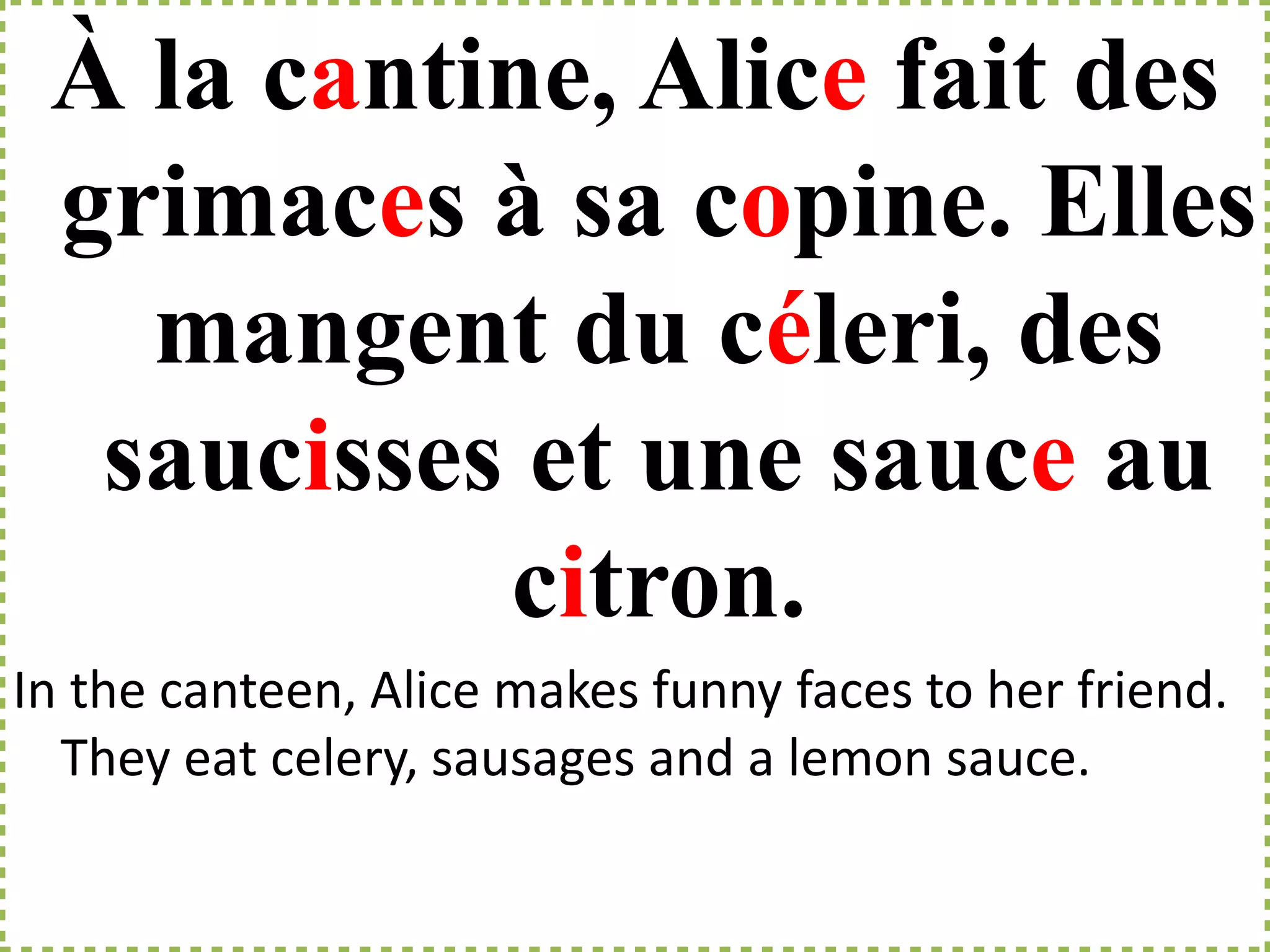 French C: hard C (K) , soft C (S). letter C with cedilla.practice with ...