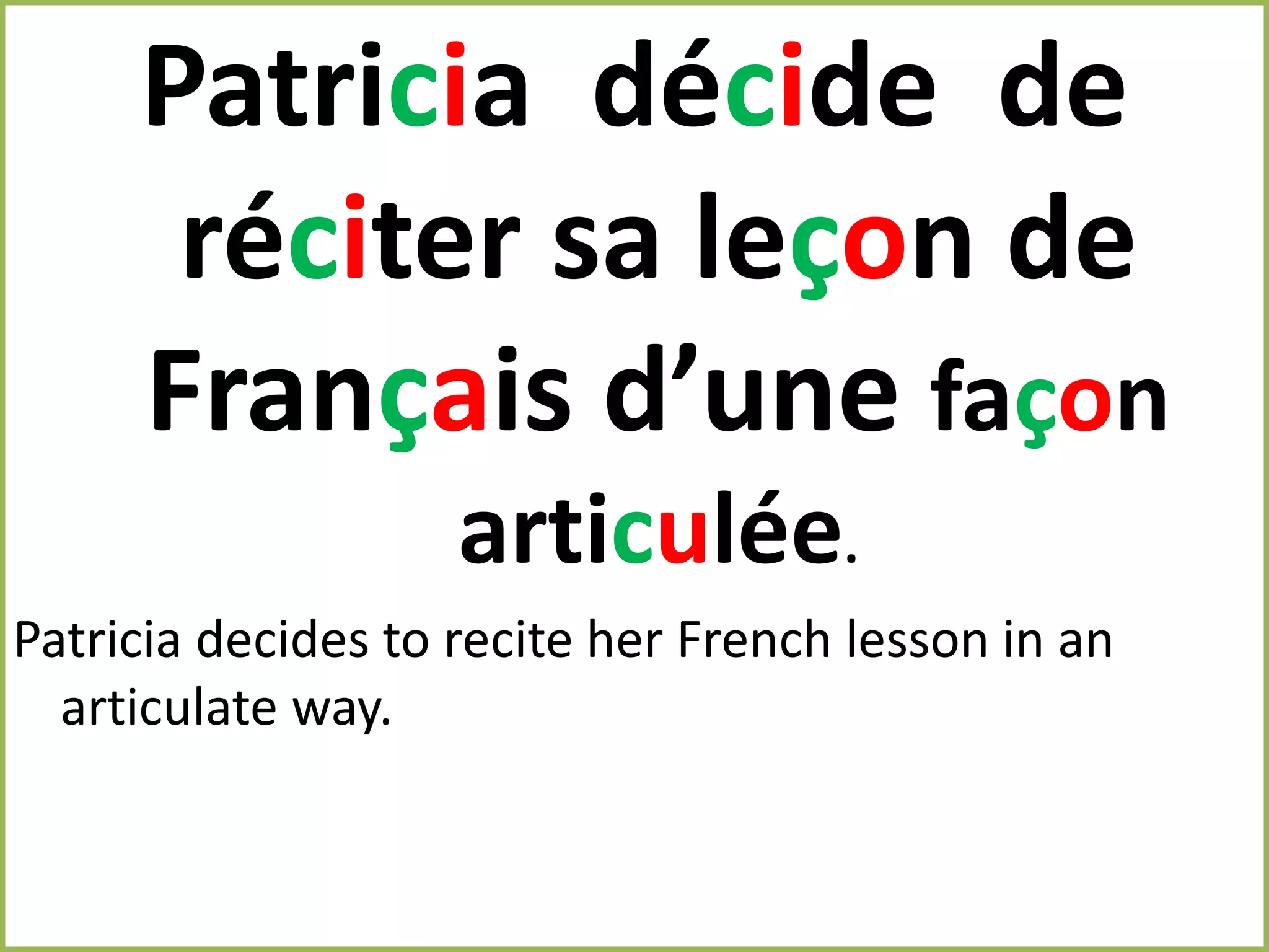 French C: hard C (K) , soft C (S). letter C with cedilla.practice with ...