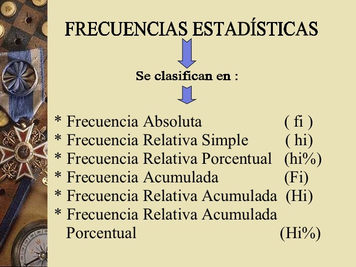 Frecuencias estadísticas