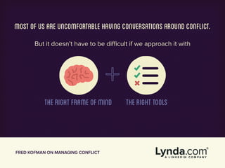 Fred Kofman on Managing Conflict | PDF