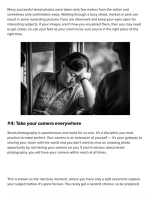 10 Tips for Successful Street Photography | PDF