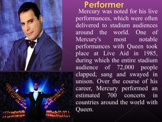 Freddie mercury a man - a legend | PPT