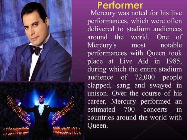 Freddie mercury a man - a legend | PPT