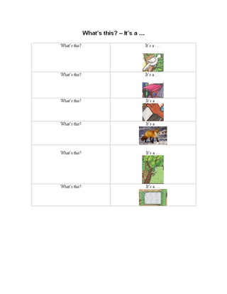 Freddy And The Bird - Young Learner's Speaking Activity | PDF