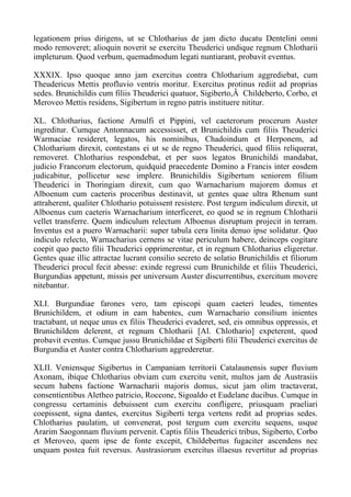 Historia Francorum Fredegario (en latín) | PDF