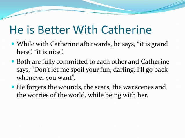 Frederic Henry in A farewell to Arms. His traits as a Hemingway Hero | PPTX