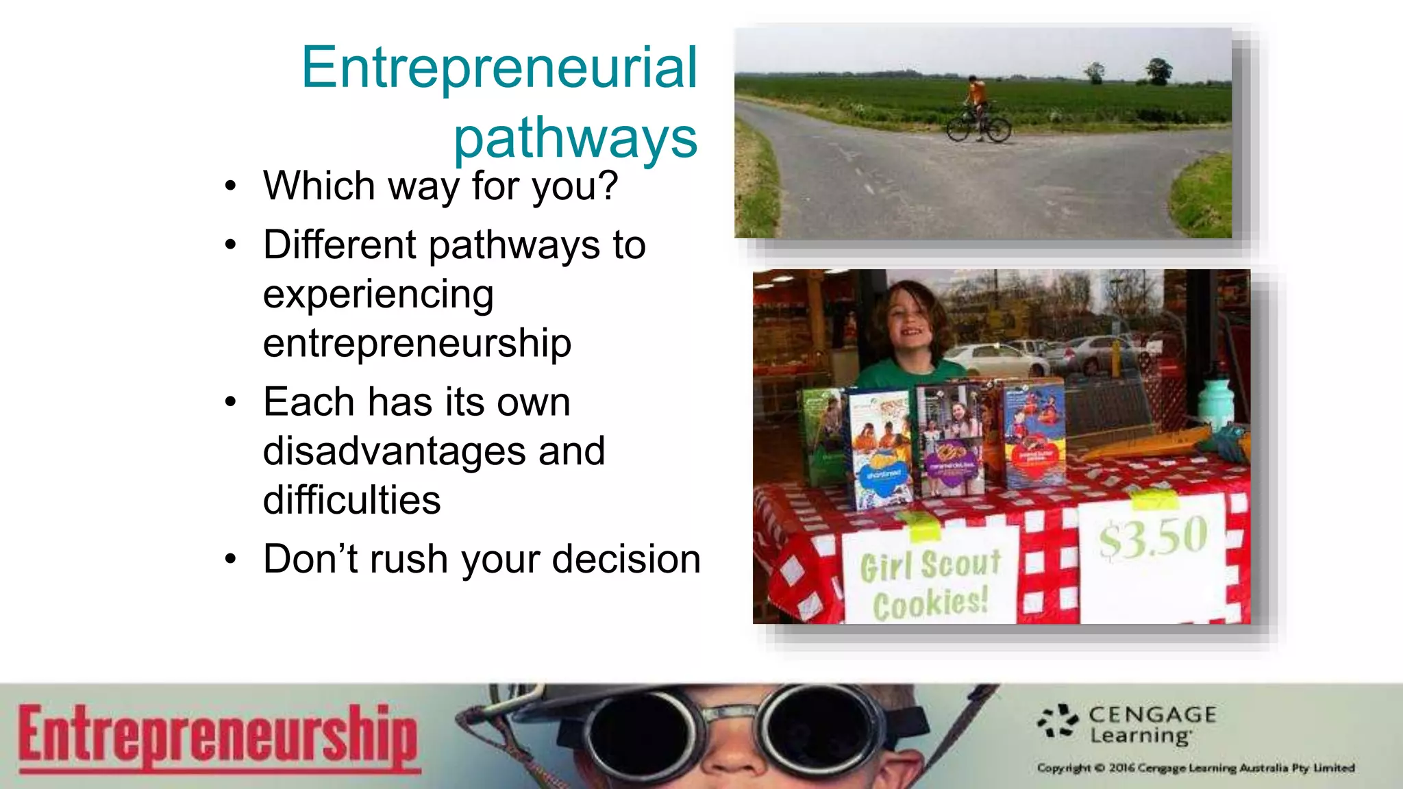 Pathways to entrepreneurial ventures | PPTX
