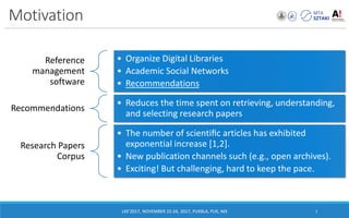 Global Citation Recommendations Using Knowledge Graphs | PPT