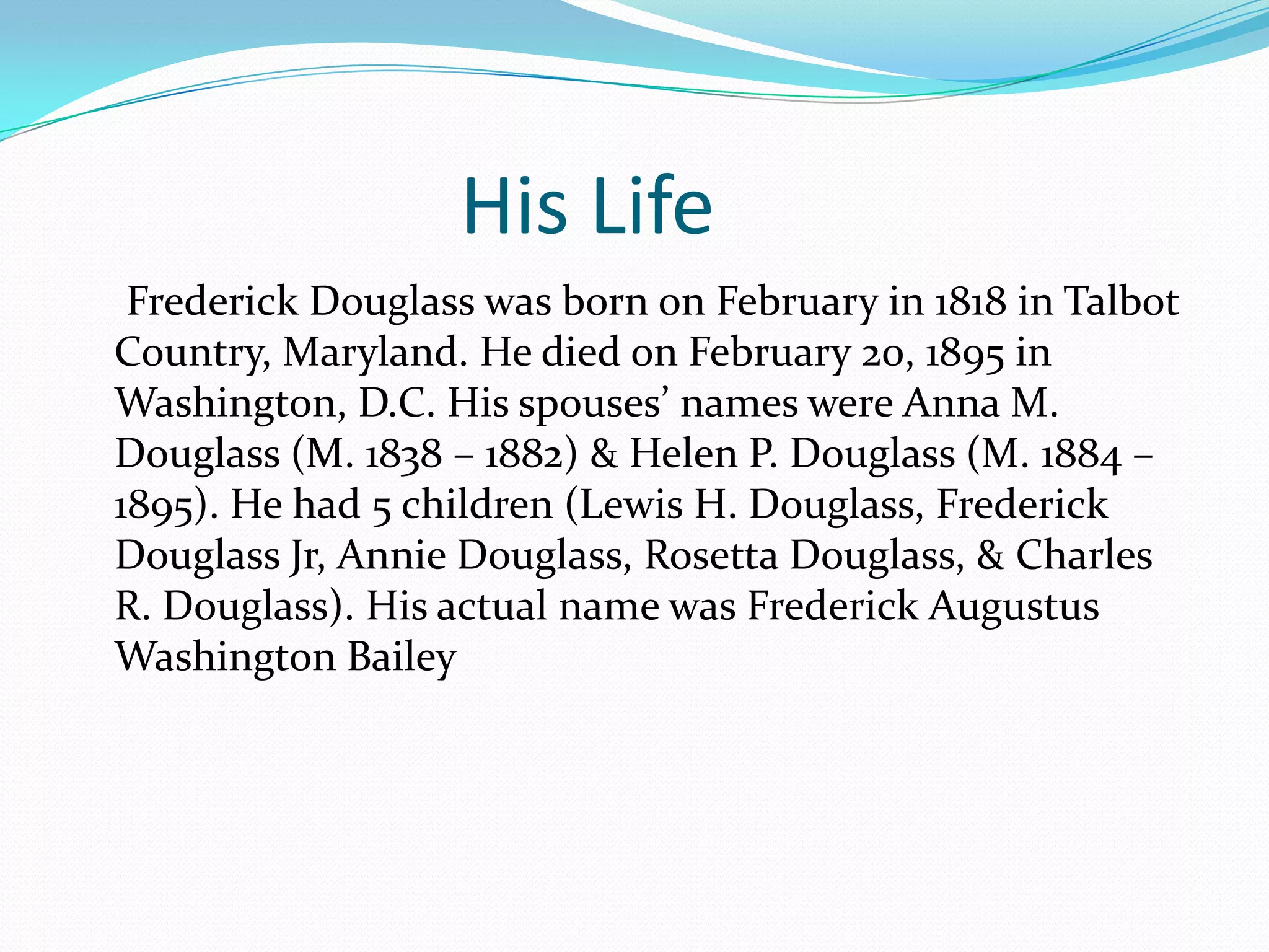 Frederick Douglass | PPTX