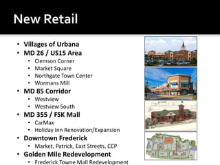 Frederick Md Economic Presentation 9-3-15 | PDF
