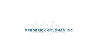 Frederick Goldman Inc. | PDF