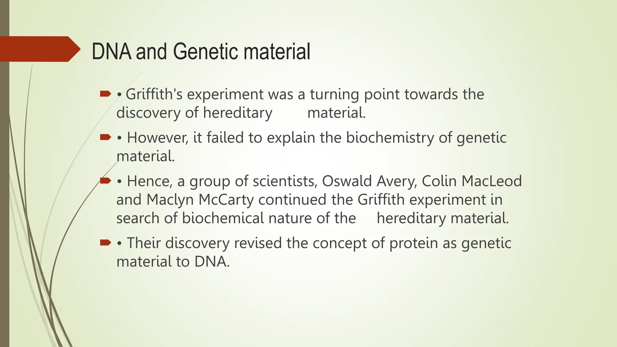 Frederick Griffith's Experiment.ppt GENx | PPTX