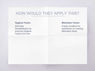 Frederick Herzberg: Two-Factor Theory | PPTX