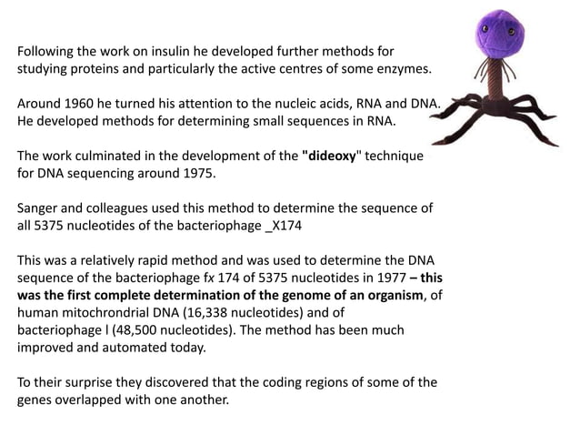 Frederick sanger | PPTX