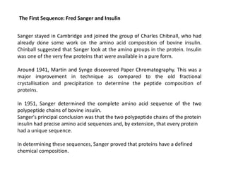 Frederick sanger | PPTX