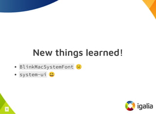 Solving font-family problems | PPT