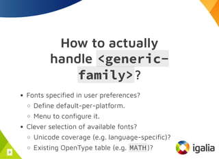 Solving font-family problems | PPT