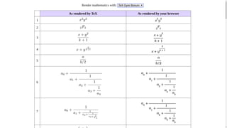 MathML in LayoutNG (BlinkOn 10) | PPT