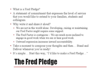 The Fred Factor | PPTX
