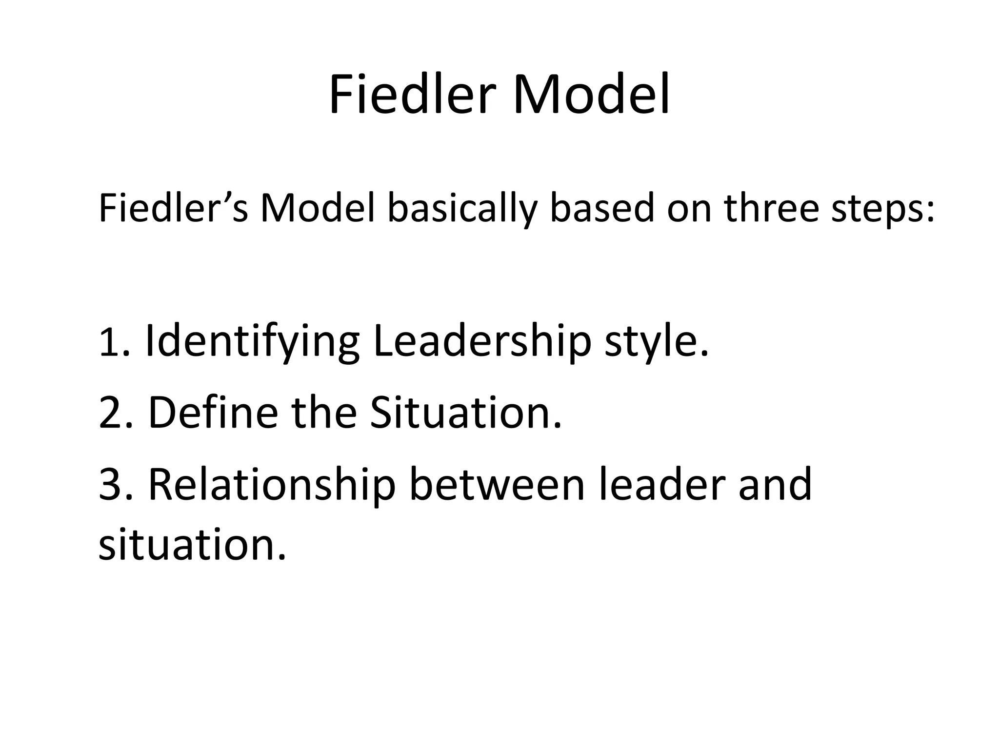 Fred feidler & contingency theory | PPTX