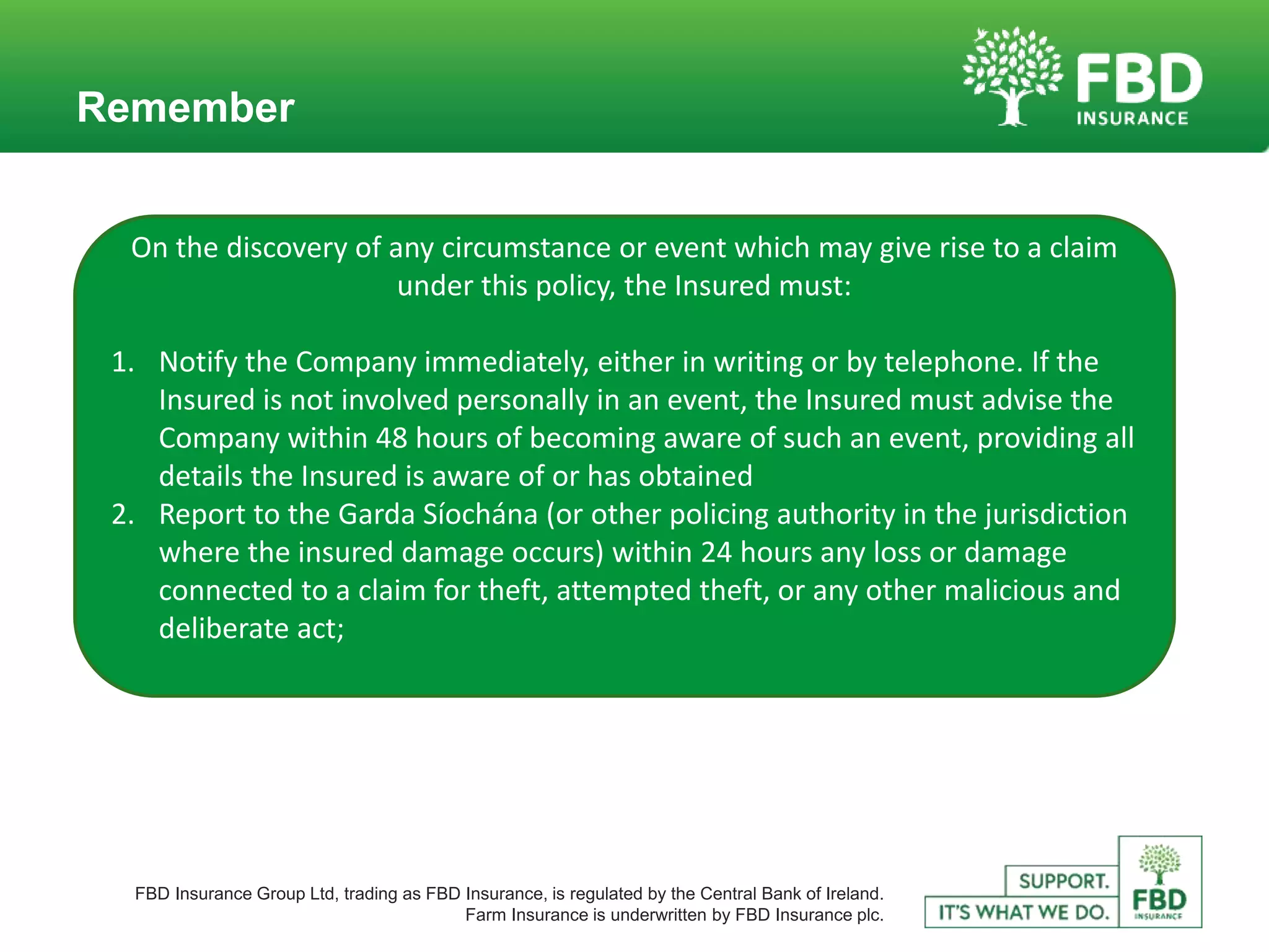 Fred Flynn, FBD Insurance | PPT