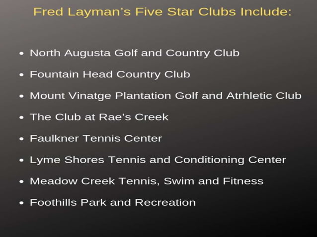 Fred layman | PPT