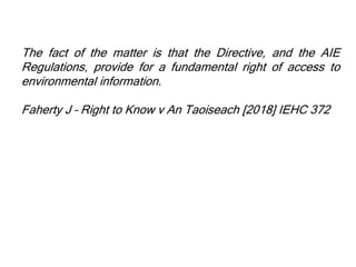 Access to Environmental Information | PPTX