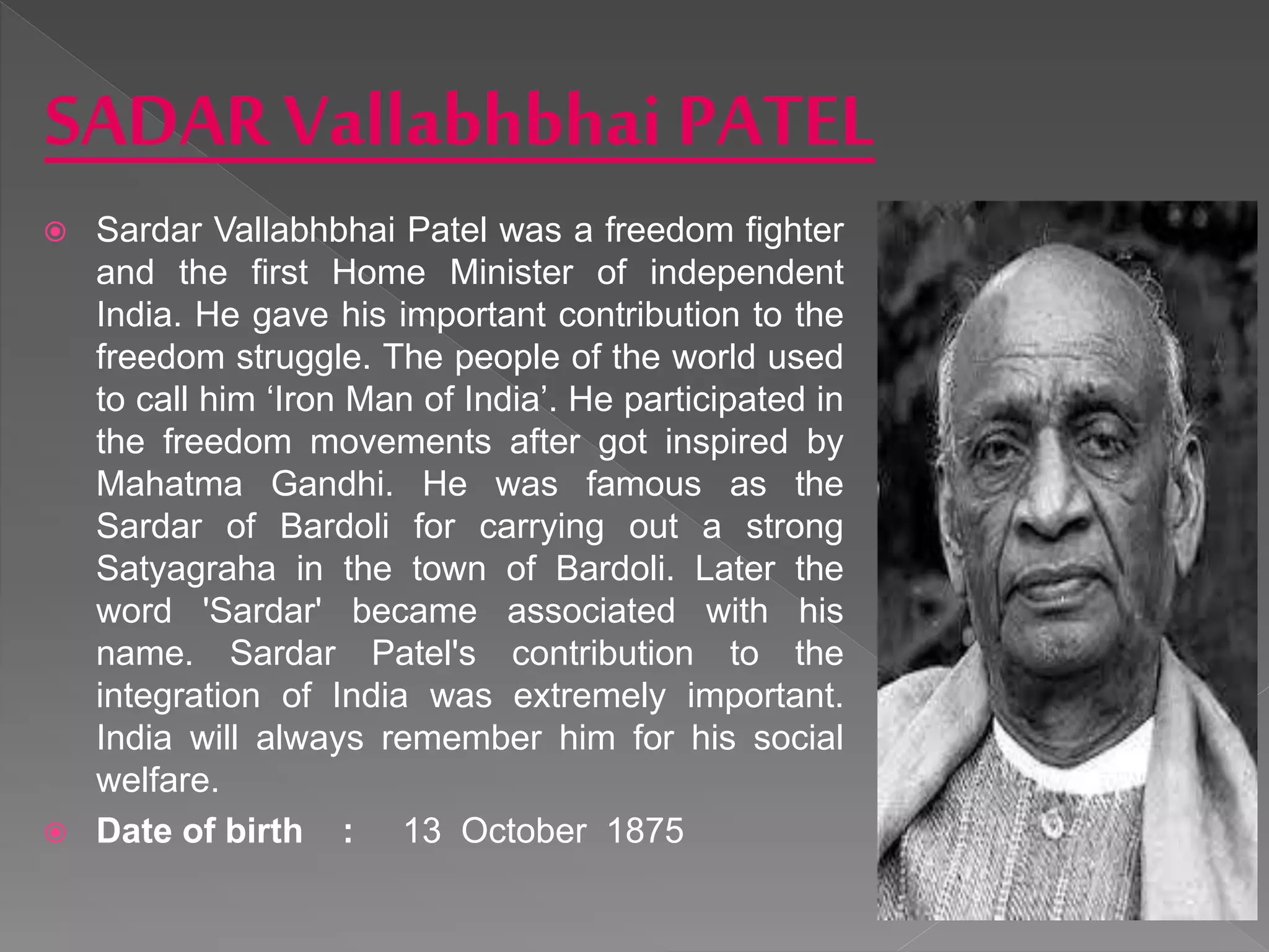 Freedom fighter of India. | PPTX