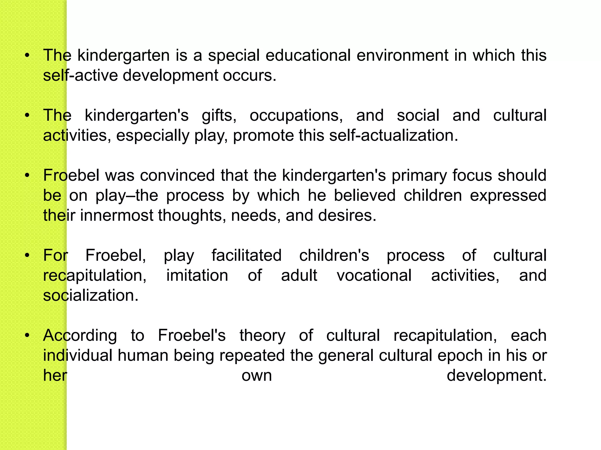 Fredrich froebel. | PPTX