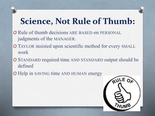 Fredrick winslow taylor's scientific management theory | PPTX ...