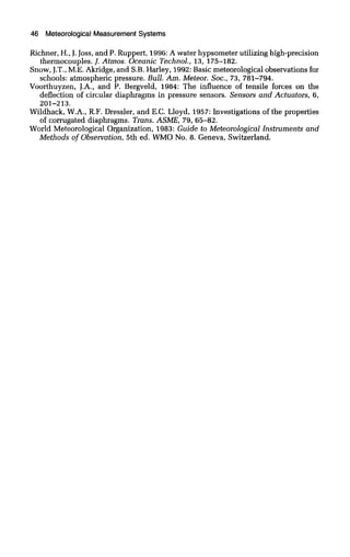 Fred V. Brock, Scott J. Richardson - Meteorological measurement systems ...