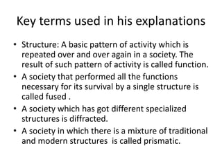 Fred w. riggs | PPTX