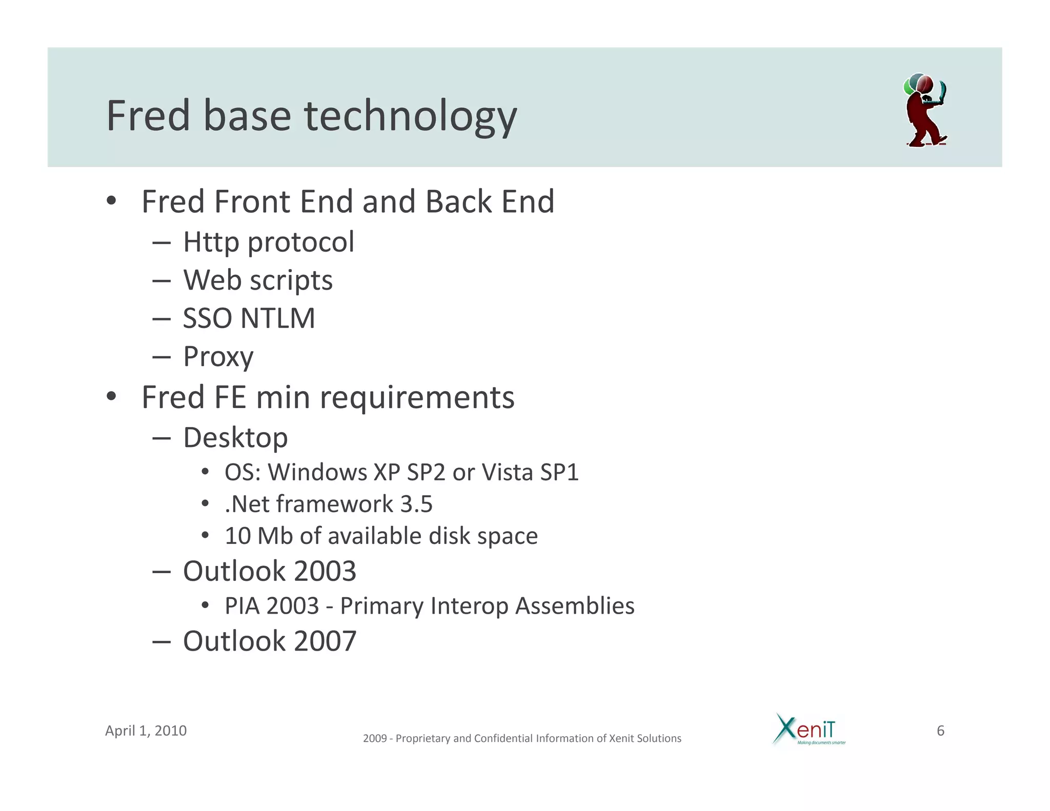 Fred - a new desktop window boosting Alfresco | PDF