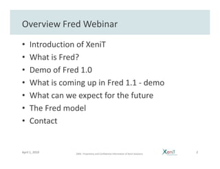 Fred - a new desktop window boosting Alfresco | PPT