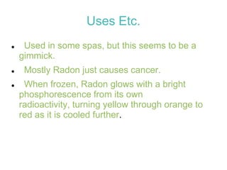 Radon (Fred Wolnitzek) | PPTX