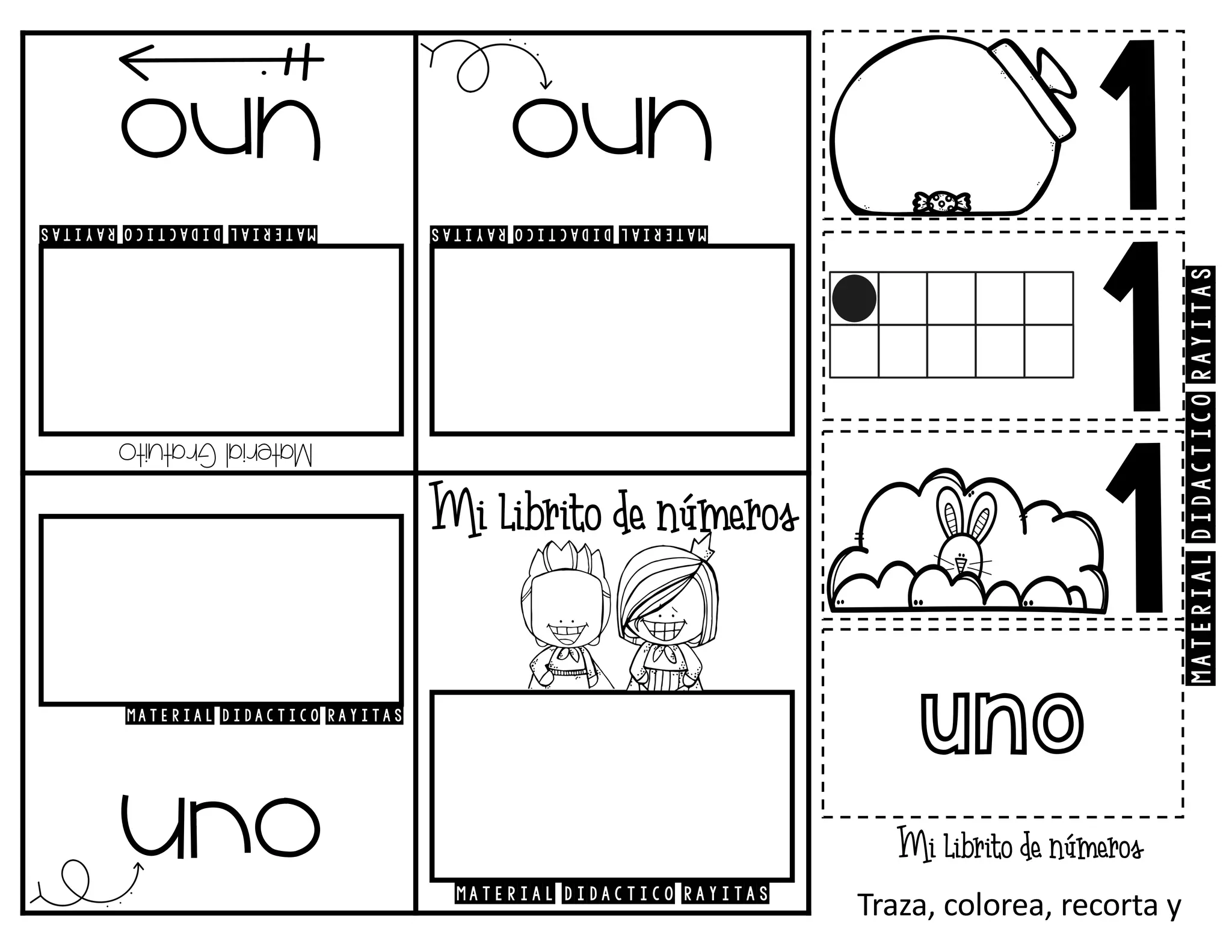 FREE. Librito recortable del 1 al 20.pdf | Law