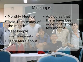 Free and Open Source Software Society Malaysia | PPT