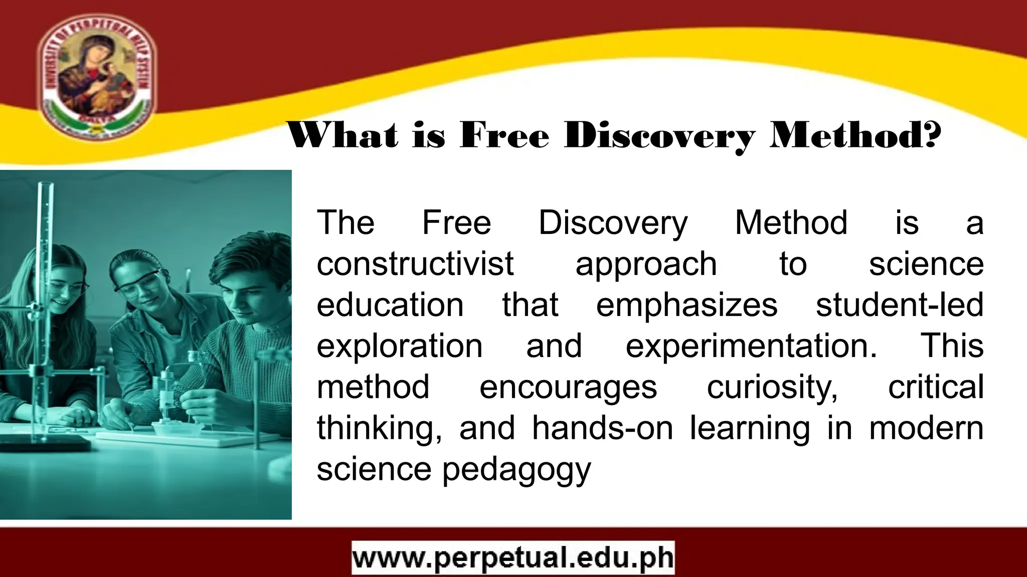 FREE-DISCOVERY-METHOD in Advanced Science Pedagogy | PPTX
