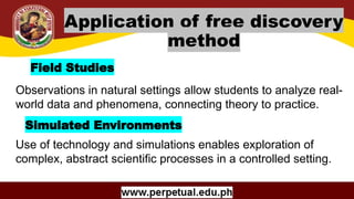 FREE-DISCOVERY-METHOD in Advanced Science Pedagogy | PPTX | Primary ...
