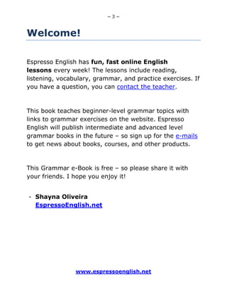 Free english-grammar-book-level-1 | PDF