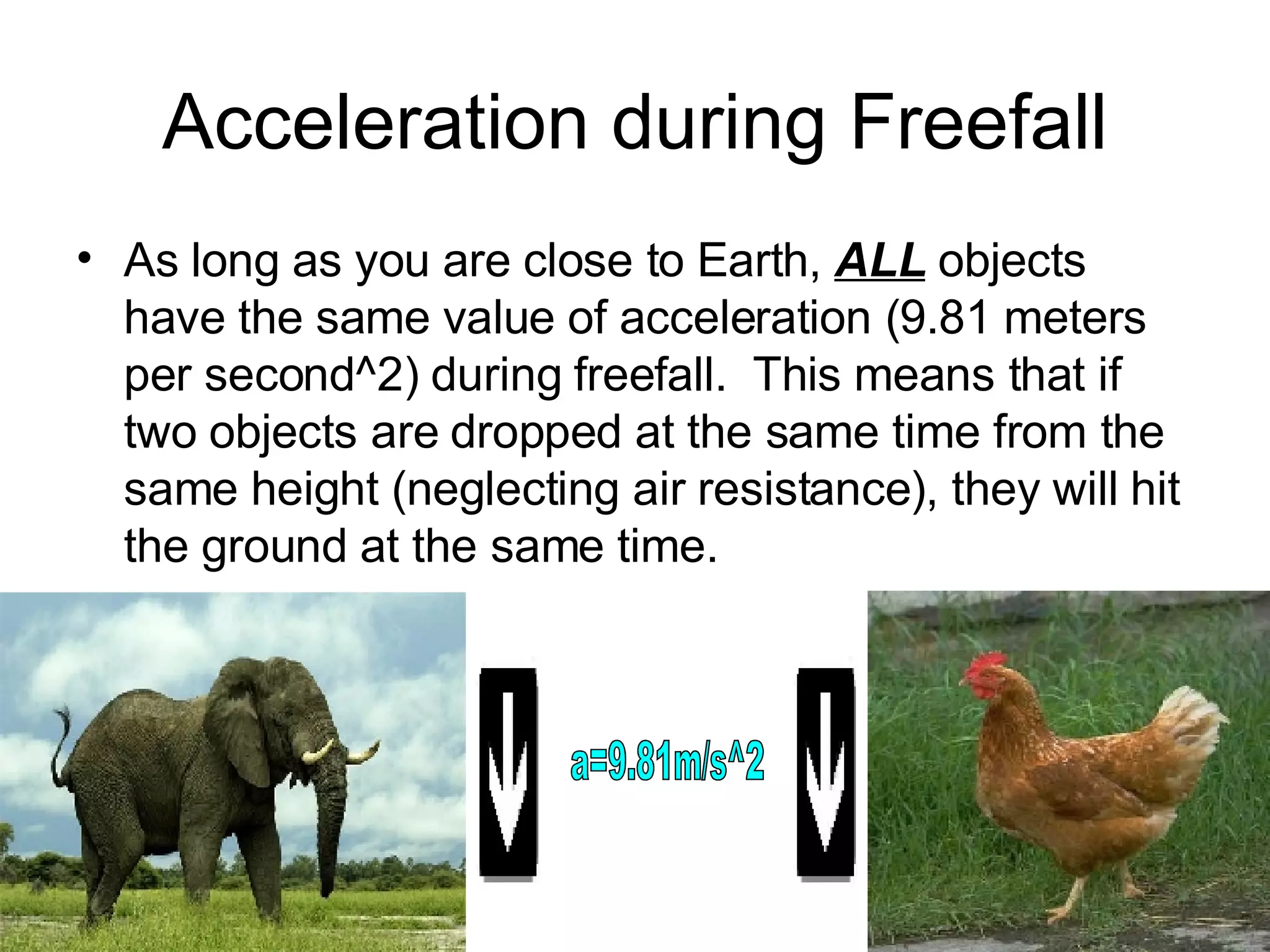 Free Fall & Projectiles 3 | PPT
