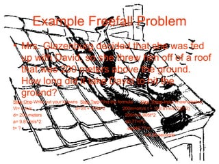 Free Fall & Projectiles 3 | PPT