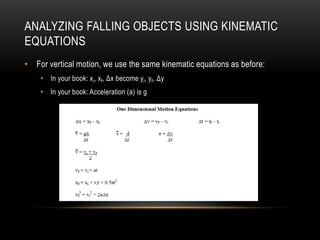 Free fall motion-part 1 | PPTX